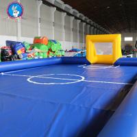 China Inflatable Football Field PVC Custom Size Water Soccer Court for Sport Games for sale