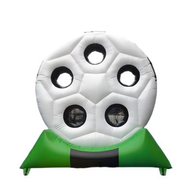 China Custom Logo Inflatable Soccer Darts Arena 3.5m Height with Safety Padding for Corporate Events for sale