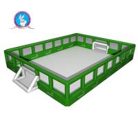China Portable Inflatable Soccer Training Field 20m x 10m Quick Assembly PVC Practice Pitch for Youth Academy for sale