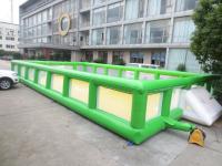 China Portable Inflatable Soccer Training Field 20m x 10m Quick Assembly PVC Practice Pitch for Youth Academy for sale