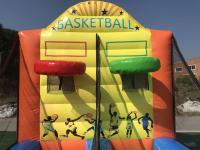 China Inflatable Basketball Hoop Game for Indoor Outdoor Party Events Custom PVC 2m Size for sale