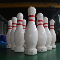 China Inflatable Human Bowling Game Giant Bowling Pins 1.5m PVC Outdoor Sports Toy for Sale for sale