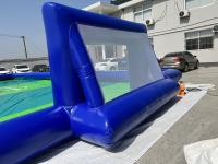 China Custom Inflatable Football Field Soccer Playground PVC 500kg Capacity Outdoor Entertainment for sale