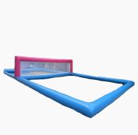China Custom Inflatable Water Volleyball Court PVC Floating Platform 5-10 Person Pool Float for sale