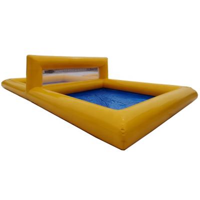 China Large Inflatable Volleyball Court 16x8ft Outdoor PVC Sports Game for Adults and Kids for sale