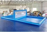 China Outdoor Inflatable Volleyball Tennis Court Game Set Custom Size PVC Tarpaulin for sale