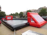 China Custom PVC Inflatable Water Volleyball Court 5-10 Person Pool Sport for Sale for sale