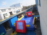 China Custom PVC Inflatable Water Volleyball Court 5-10 Person Pool Sport for Sale for sale