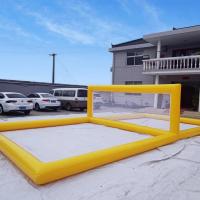 China Inflatable Water Volleyball Court Outdoor Portable 0.9mm PVC Tarpaulin for Sale for sale
