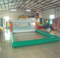 China Inflatable Water Volleyball Court Outdoor Portable 0.9mm PVC Tarpaulin for Sale for sale