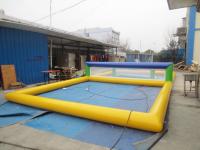 China Inflatable Water Volleyball Court Outdoor Portable 0.9mm PVC Tarpaulin for Sale for sale