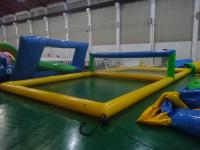 China Inflatable Water Volleyball Court Outdoor Portable 0.9mm PVC Tarpaulin for Sale for sale
