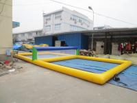 China Inflatable Water Volleyball Court Outdoor Portable 0.9mm PVC Tarpaulin for Sale for sale