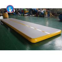 China 10m 32.8ft Inflatable Air Track Gymnastics Mat 0.7mm PVC Tumbling Mat for Gym Training for sale
