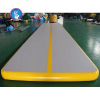 China 10m 32.8ft Inflatable Air Track Gymnastics Mat 0.7mm PVC Tumbling Mat for Gym Training for sale