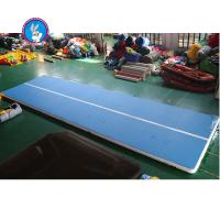 China Inflatable Air Track Mat 14x4x0.2m PVC Tumble Track for Gymnastics Taekwondo Training for sale