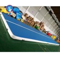China Inflatable Air Track Mat 14x4x0.2m PVC Tumble Track for Gymnastics Taekwondo Training for sale