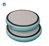 China Custom Inflatable Gymnastic Air Track Mat 0.9mm PVC Tarpaulin with Pump for sale