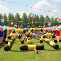 China Custom Inflatable Bumper Car Track 10m x 5m for Family Entertainment Centers and Rooftop Events for sale