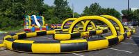 China Custom Inflatable Bumper Car Track 10m x 5m for Family Entertainment Centers and Rooftop Events for sale