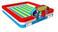 China Inflatable Taekwondo Field 8x7x2m PVC Sports Mat Bouncer for Kids Entertainment for sale