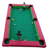 China Customized Inflatable Billiards Table 7.8x5ft Outdoor PVC Pool Game for Sports Playground for sale