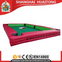 China Customized Inflatable Billiards Table 7.8x5ft Outdoor PVC Pool Game for Sports Playground for sale