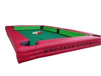 China Customized Inflatable Billiards Table 7.8x5ft Outdoor PVC Pool Game for Sports Playground for sale