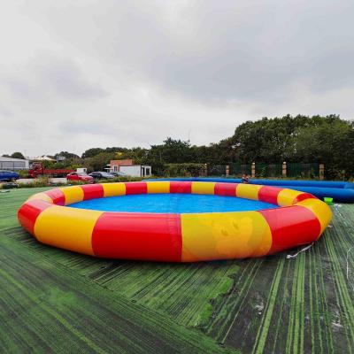 China Custom PVC Inflatable Swimming Pool 3m Large Family Outdoor Pool for Garden Resort Event Rental for sale