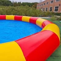 China Custom PVC Inflatable Swimming Pool 3m Large Family Outdoor Pool for Garden Resort Event Rental for sale