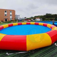 China Custom PVC Inflatable Swimming Pool 3m Large Family Outdoor Pool for Garden Resort Event Rental for sale