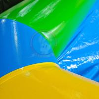 China Custom Inflatable Swimming Pool 50x50m PVC Tarpaulin Family Eco Friendly Triple Safety Walls for sale