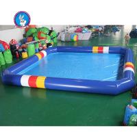 China Large Adult Inflatable Swimming Pool 10x10m PVC Tarpaulin Outdoor Water Park for Home for sale