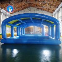 China Large Adult Inflatable Swimming Pool 10x10m PVC Tarpaulin Outdoor Water Park for Home for sale