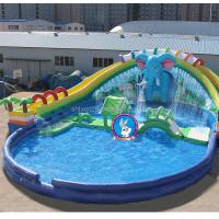 China Large Adult Inflatable Swimming Pool 10x10m PVC Tarpaulin Outdoor Water Park for Home for sale