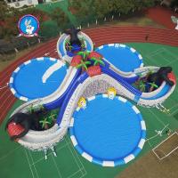 China Large Adult Inflatable Swimming Pool 10x10m PVC Tarpaulin Outdoor Water Park for Home for sale