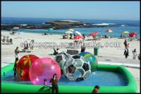 China Large Inflatable Swimming Pool 5-300 sqm PVC 0.4-0.6mm for Family and Commercial Use for sale