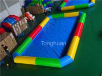 China Commercial PVC Inflatable Swimming Pool 10x4x0.65m Customizable for Water Park Party Rental for sale