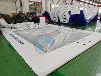 China Custom PVC Inflatable Family Swimming Pool 5x7m with Seat Sun Resistant Durable for sale