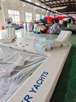 China Inflatable PVC Pool Seat with Mesh Design Custom Size 5x7m Double Wall Fabric Eco-Friendly Sun Resistant for Yacht for sale