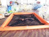 China Commercial Grade Inflatable Floating Water Park Pool 10m Customizable with CE Blower for sale