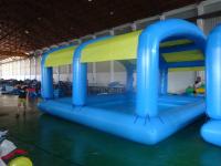 China Custom Inflatable Swimming Pool with Dome Tent 2.5m PVC Outdoor Floating Tent for Adults Children for sale