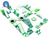 China Commercial Inflatable Water Park Aqua Park Floating Park 0.9mm PVC Custom Size for sale