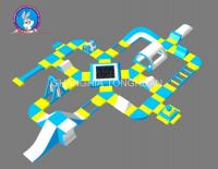 China Commercial Inflatable Water Park Aqua Park Floating Park 0.9mm PVC Custom Size for sale