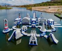 China Custom Inflatable Floating Water Park 0.9mm PVC for Commercial Use for sale