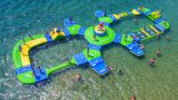 China Inflatable Floating Water Park 36x13x1.2m for Kids Adults Customizable PVC for sale