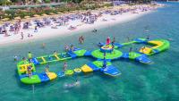 China Inflatable Floating Water Park 36x13x1.2m for Kids Adults Customizable PVC for sale