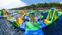 China Inflatable Floating Water Park 36x13x1.2m for Kids Adults Customizable PVC for sale