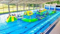 China Inflatable Floating Water Park 36x13x1.2m for Kids Adults Customizable PVC for sale