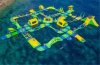 China Inflatable Floating Water Park 0.9mm PVC Custom Size for Summer Water Play for sale